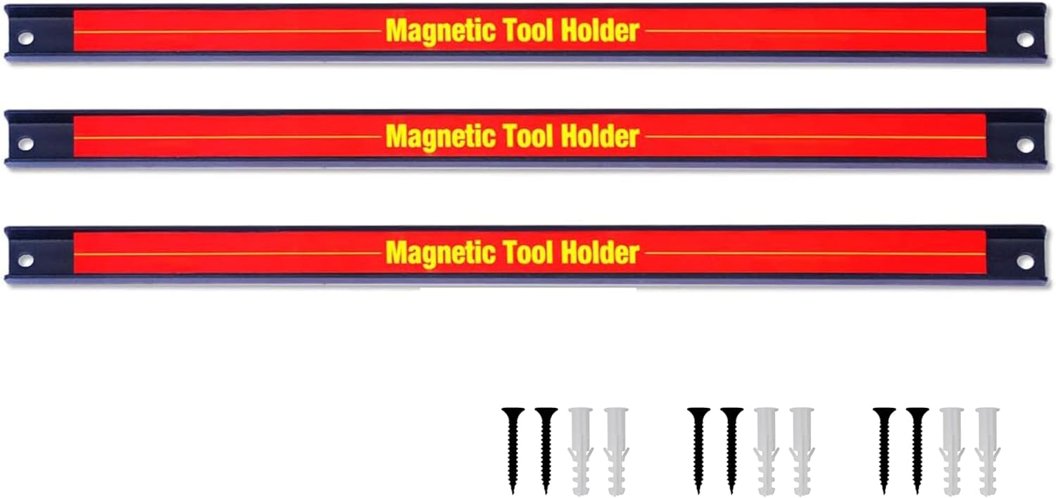Amazon.com: Jalnatee Magnetic Tool Holder Strip Magnetic Storage Organizer Duty Magnet Tool Bar ...