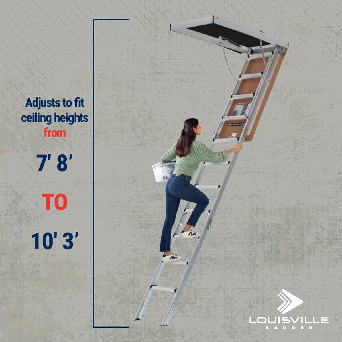 $14/mo - Finance Louisville Ladder 7.8-10.3-Foot Fire Rated Door ...