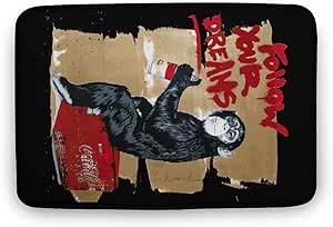 Amazon.co.jp: Banksy Entrance Mat, Gorilla, Doormat, Outdoor, Indoor ...