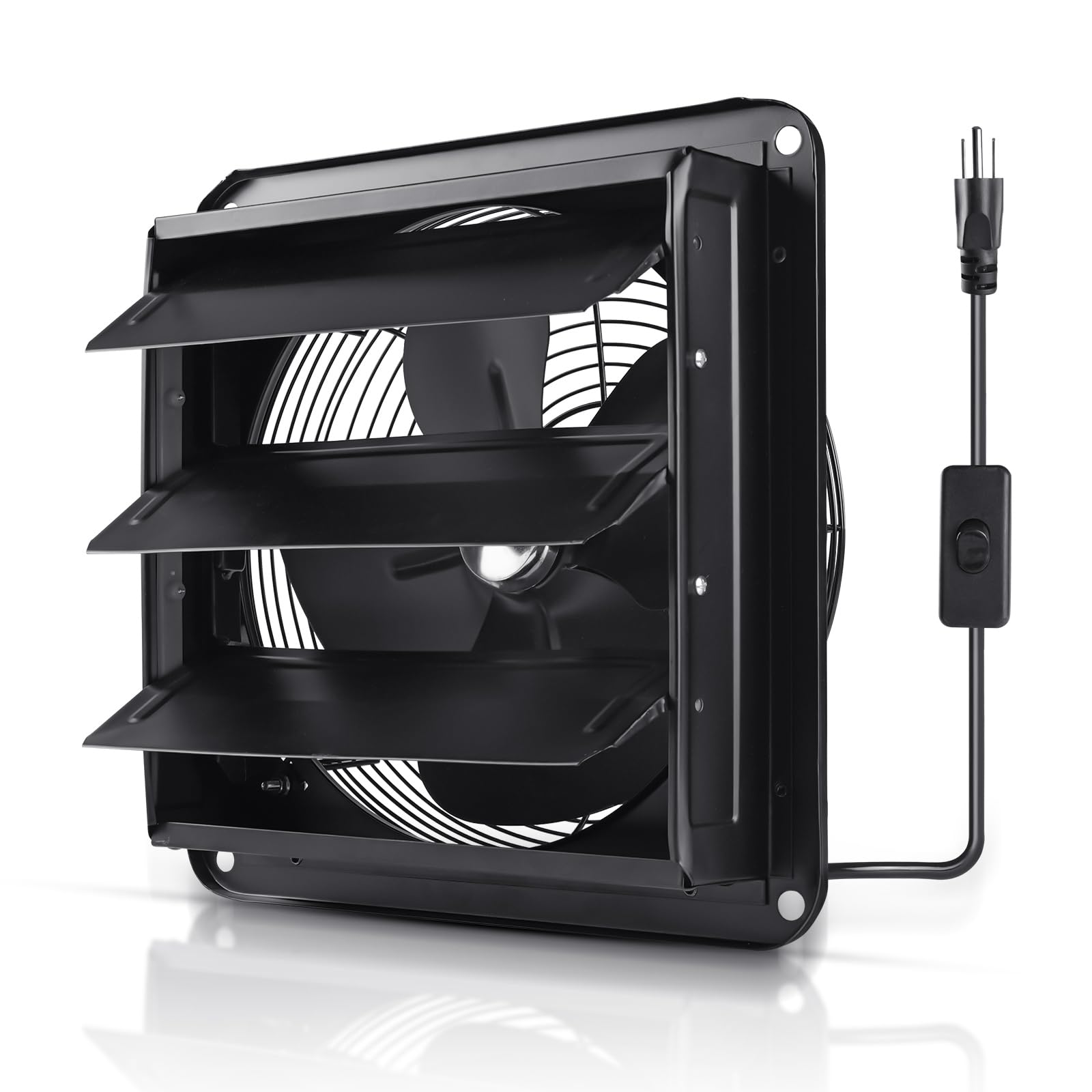 Amazon.com: LDVROH 10 Inch Variable Shutter Exhaust Fan, 647CFM Low ...