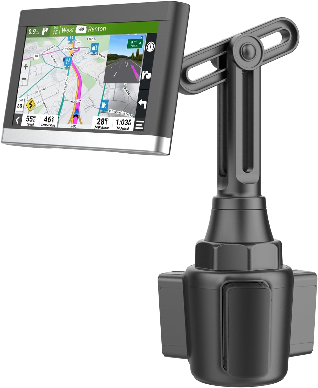 Amazon.com: SkyTitan for Garmin GPS Car Mount Cup Holder Replacement ...