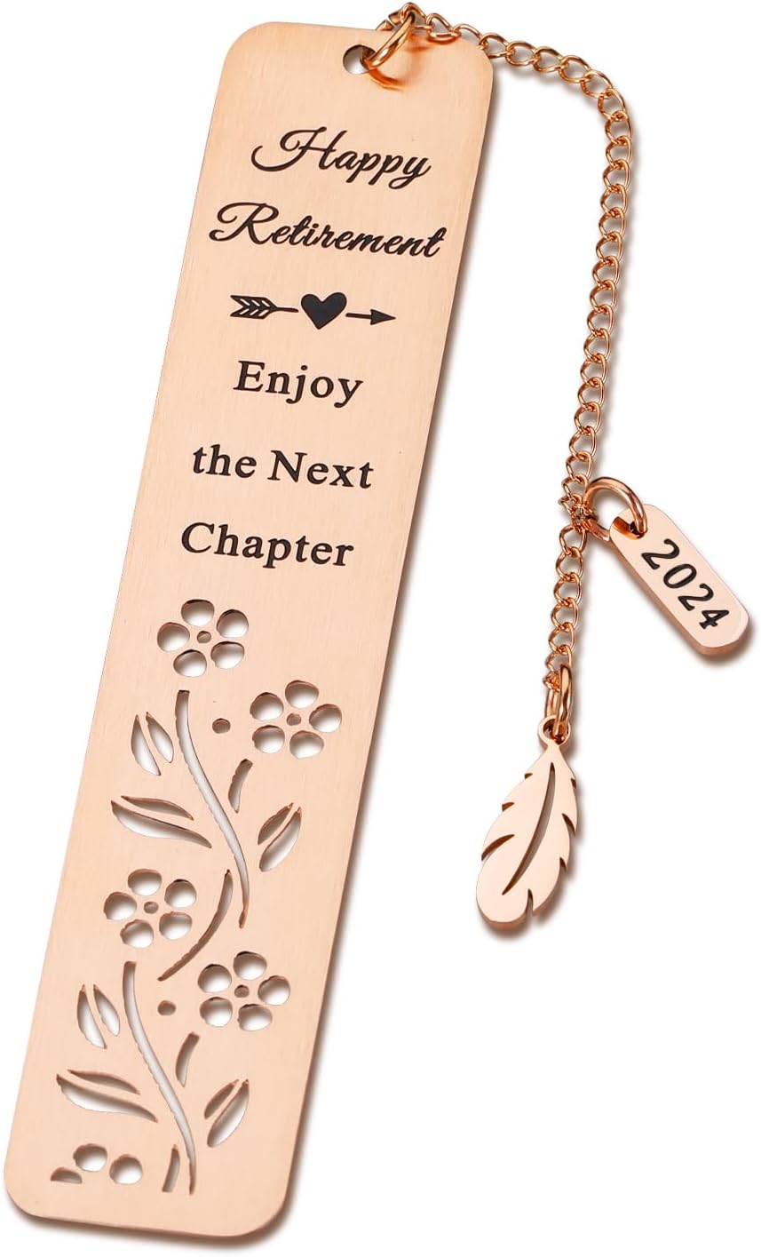 Amazon.com: 2024 Retirement Bookmark Gifts Retirement Gifts for Women ...