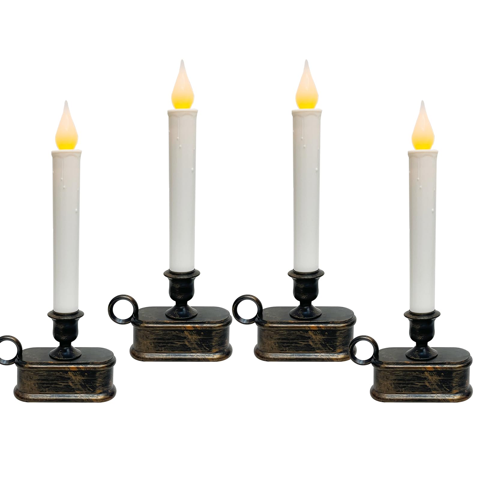 Amazon.com: 4 Pack Christmas Window Candle Lamps with Sensor Dusk to ...