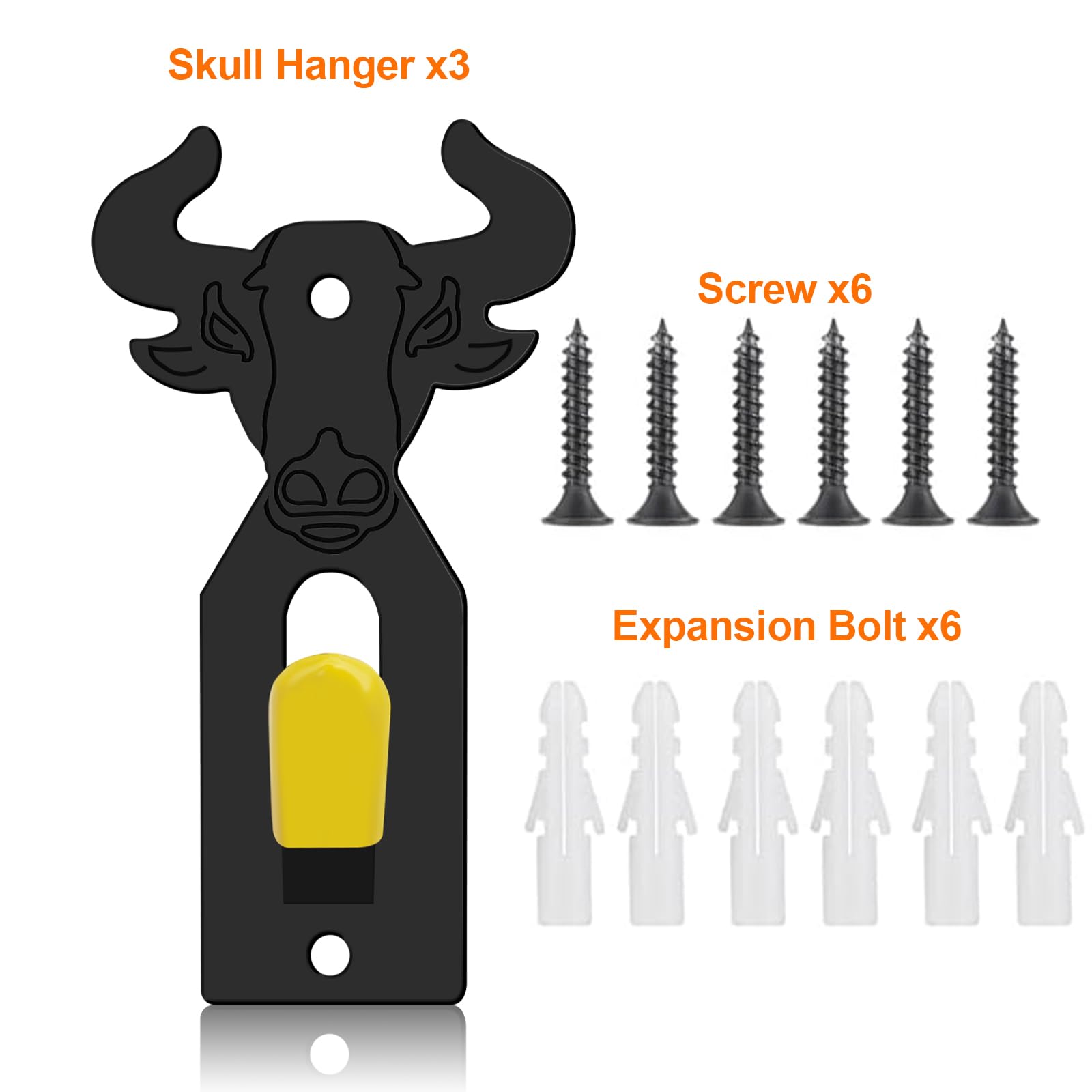 Snapklik.com : European Mount Skull Hanger, Skull Wall Mount Hanger For ...