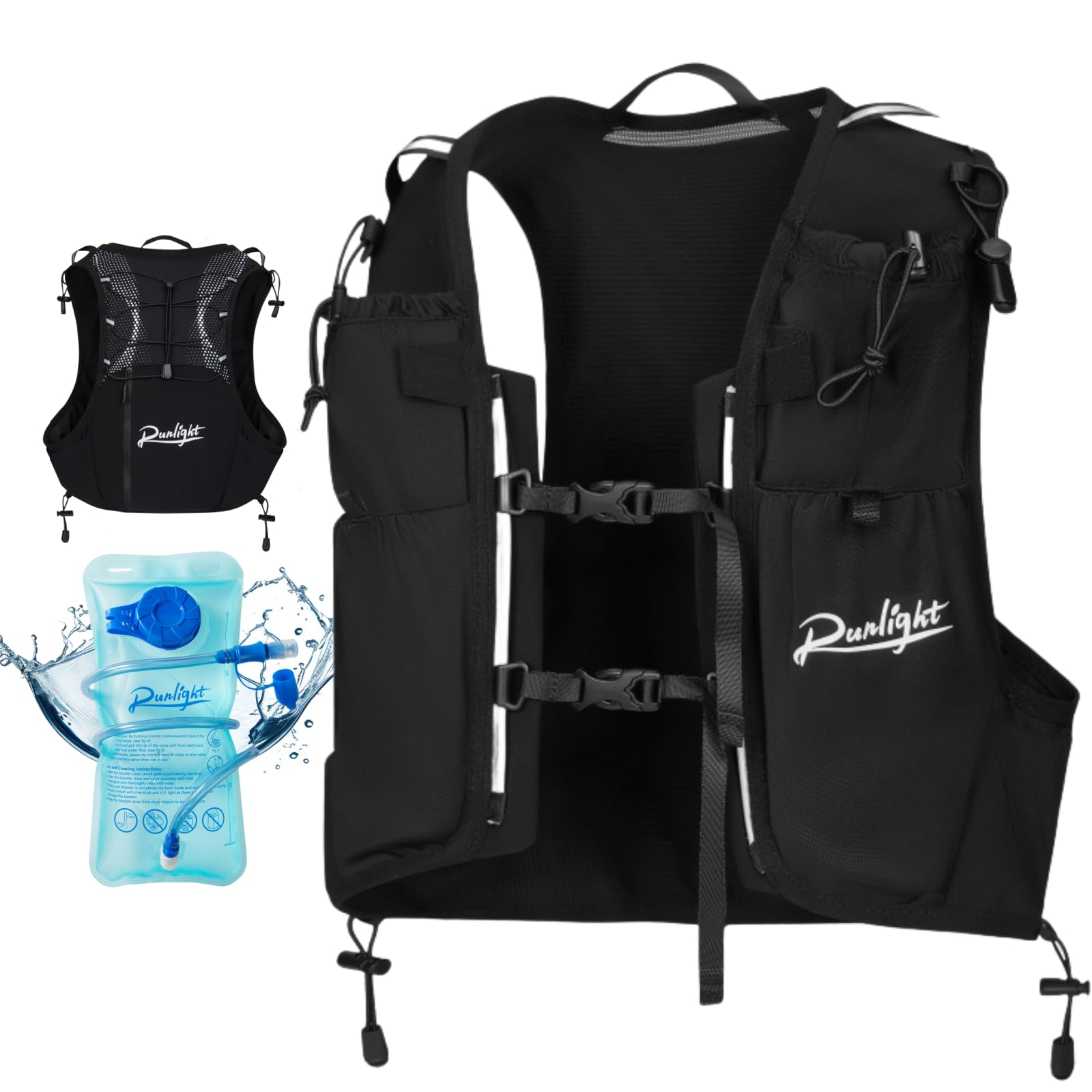 Runlight Running Water Vest for Women Men Hydration Backpack Breathable ...