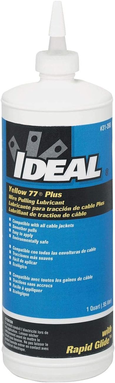 Ideal Wire Pulling Lubricant, 1 qt. Container Size - 31-398 (Pack of 2 ...