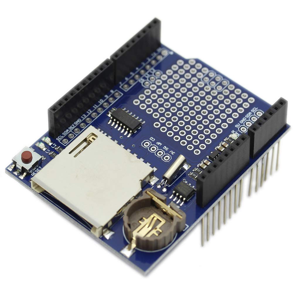 REES52 Logging Recorder Data Logger Module Shield V1.0 for Arduino UNO SD Card : Amazon.in ...