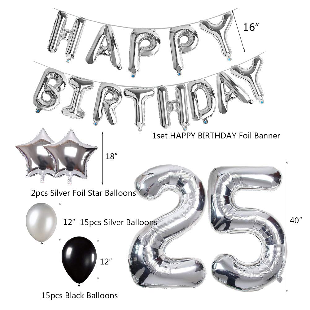 Buy 25th Birthday Decorations Puchod Happy Birthday Decoration Banner buy-25th-birthday-decorations-puchod-happy-birthday-decoration-banner