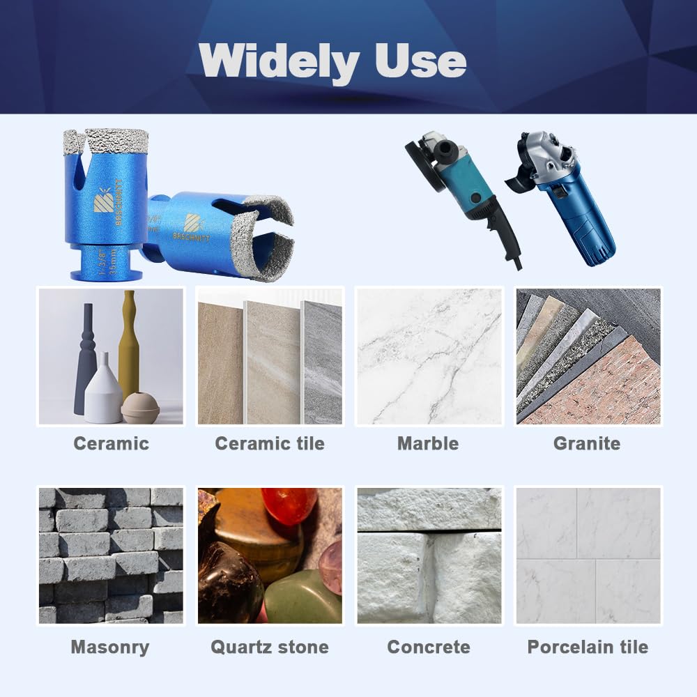 Snapklik.com : 4 Inch Diamond Core Drill Bit For Porcelain Tile Ceramic ...