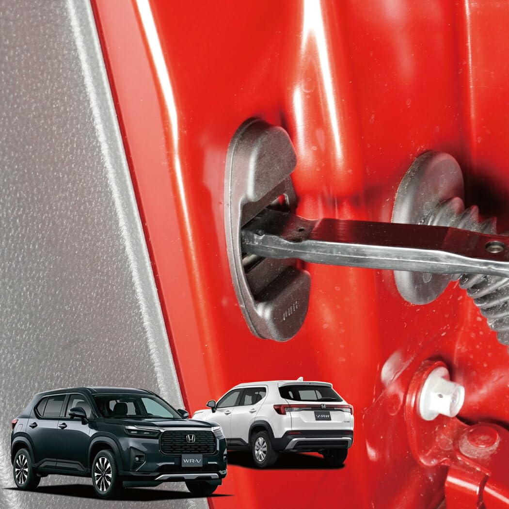 Amazon | 【axis-parts】マットブラックタイプ ドアチェックリンクボルトカバー 4点セット ホンダ WR-V 【型式：DG（年式：R6.3～）】【メール便発送 時間指定不可 ...