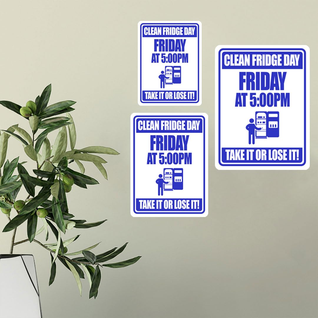 Clean Refrigerator Sign Office Office Refrigerator Safety | DLZ