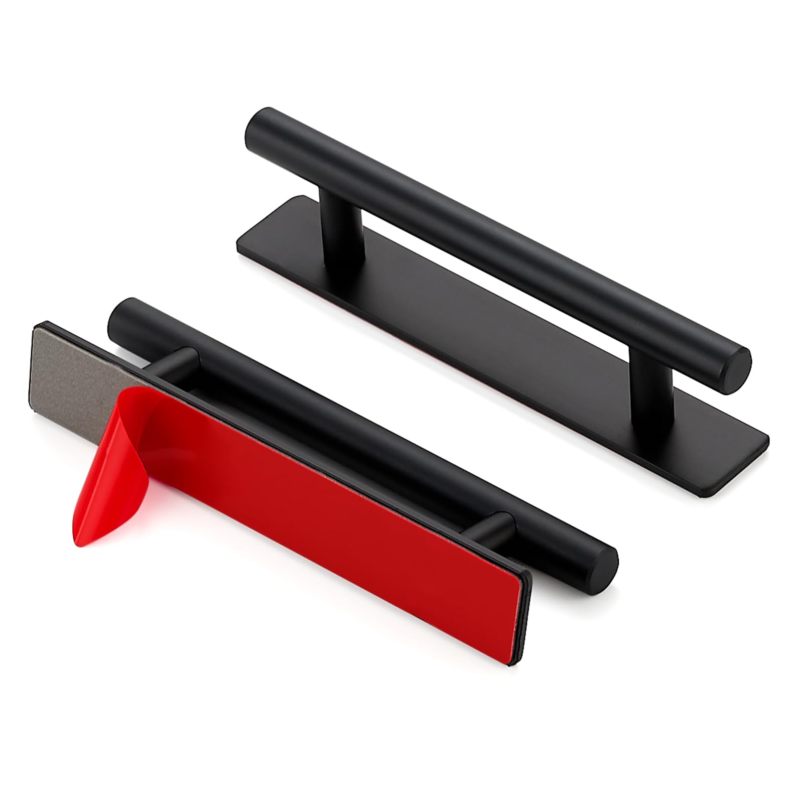 Ravinte 4 Pack Adhesive Cabinet Handles, Stick on Cabinet Handles Peel ...