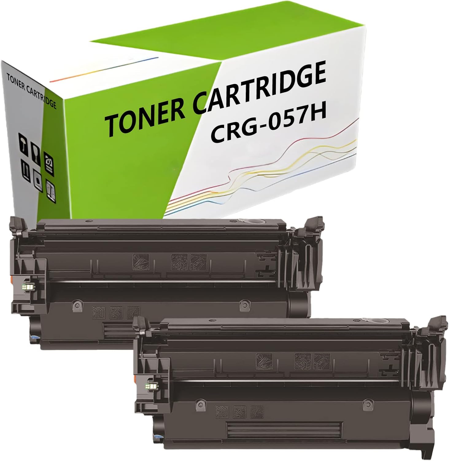 CRG-057H Toner Cartridge for Canon, Compatible I-SENSYS MF440 MF441dw MF443dw MF445dw MF446x ...