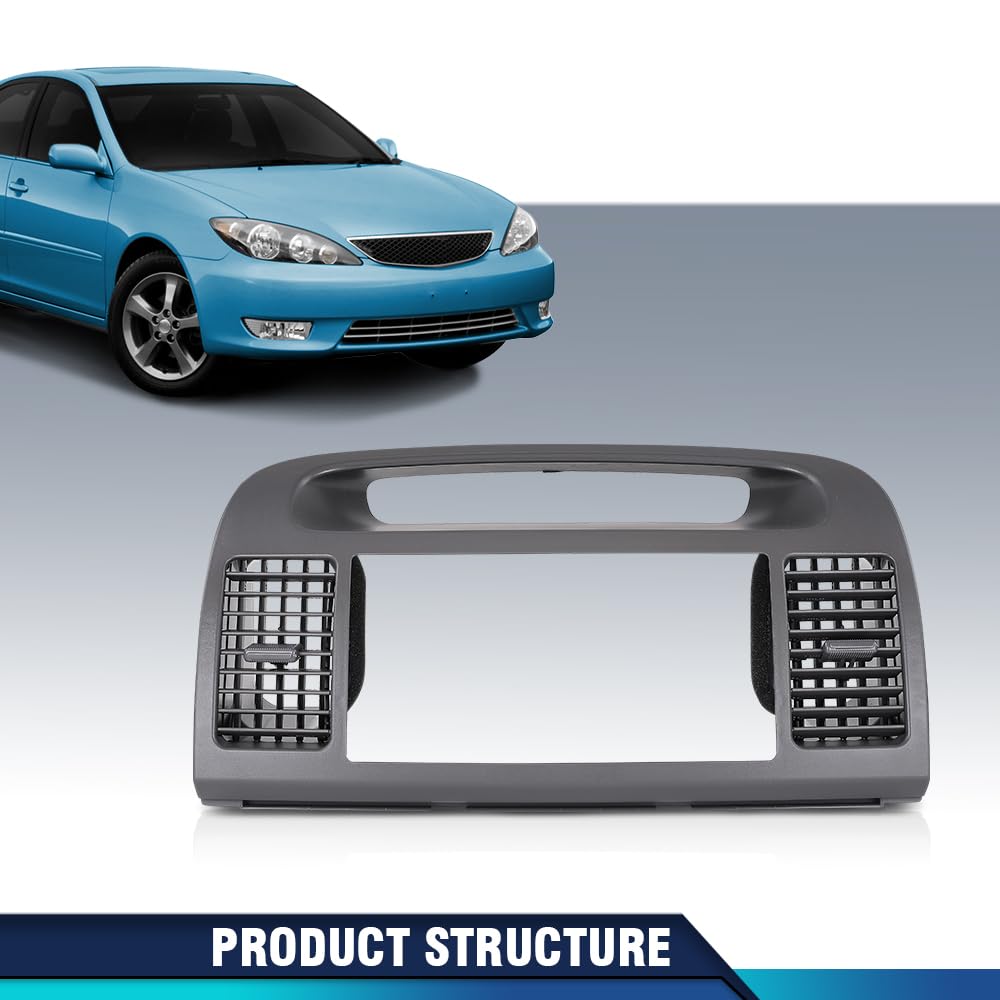 Snapklik.com : PIT66 Air Vents Upper Center Dash Bezel Trim Compatible