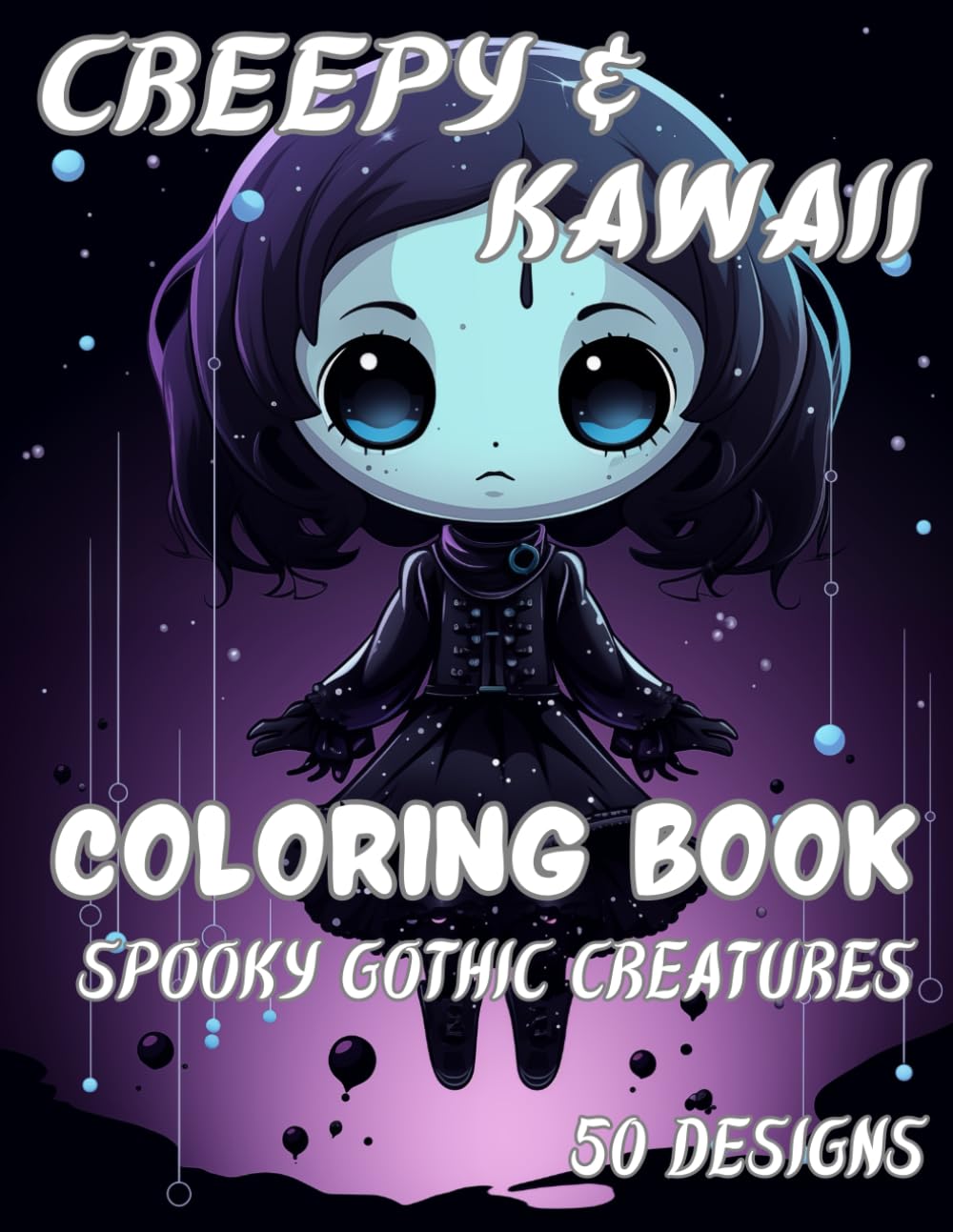 Amazon.com: Creepy & Kawaii Coloring Book: Cute Spooky Gothic Creatures ...