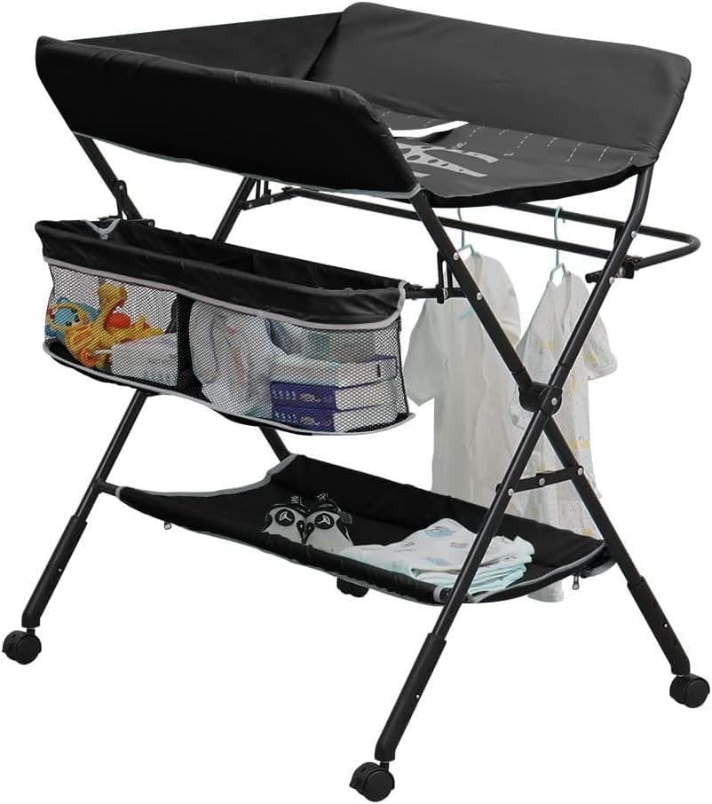 Pantanal Baby Folding Changing Table for Diaper Nappy with Storage on ...