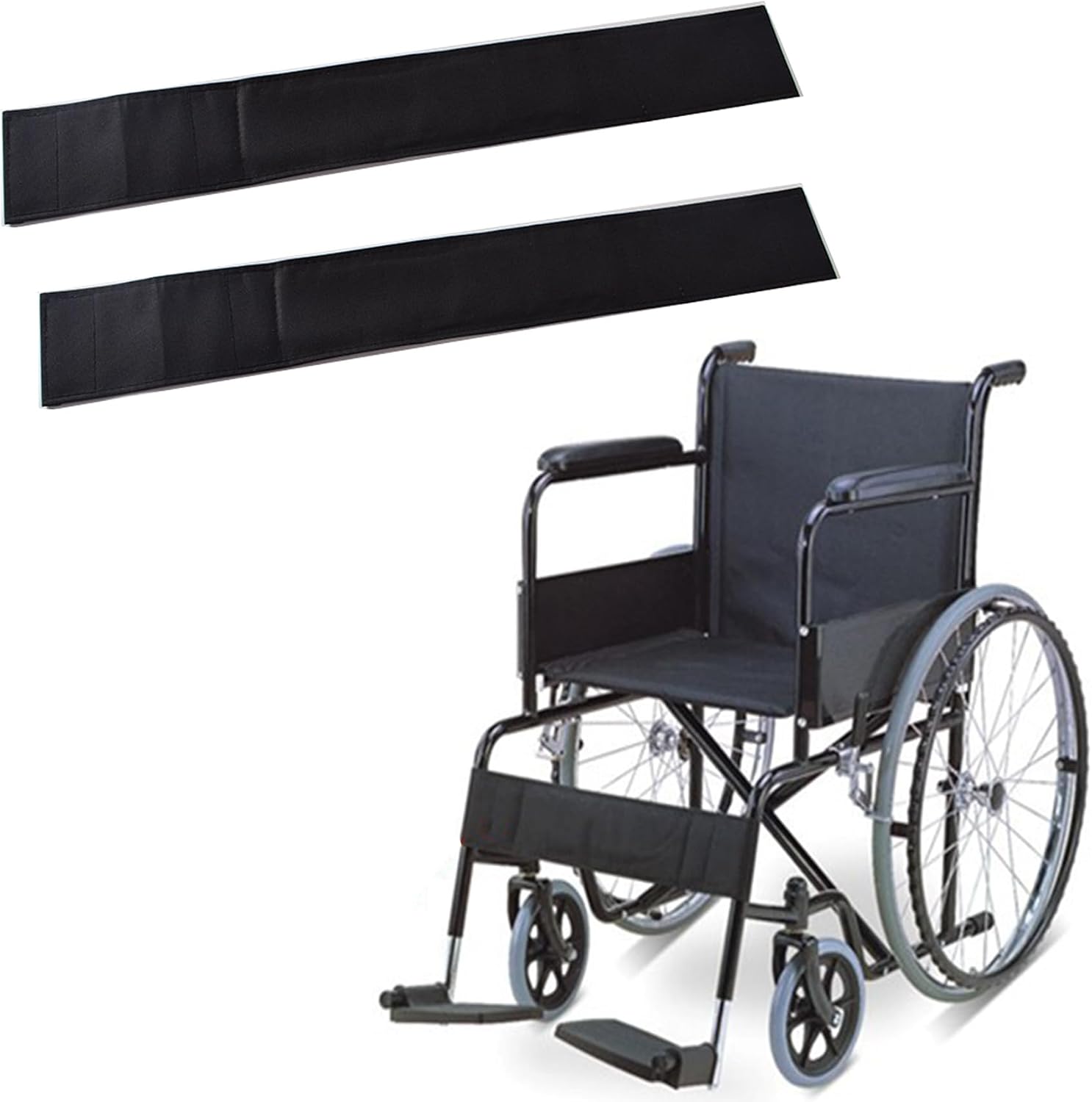 Amazon.com: AUSTYLCO 2PCS Wheelchair Calf Strap,Transporter Leg Strap ...
