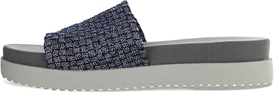 Amazon.com | Bernie Mev Women's Capri Navy Shimmer 9 B(M) US | Sandals