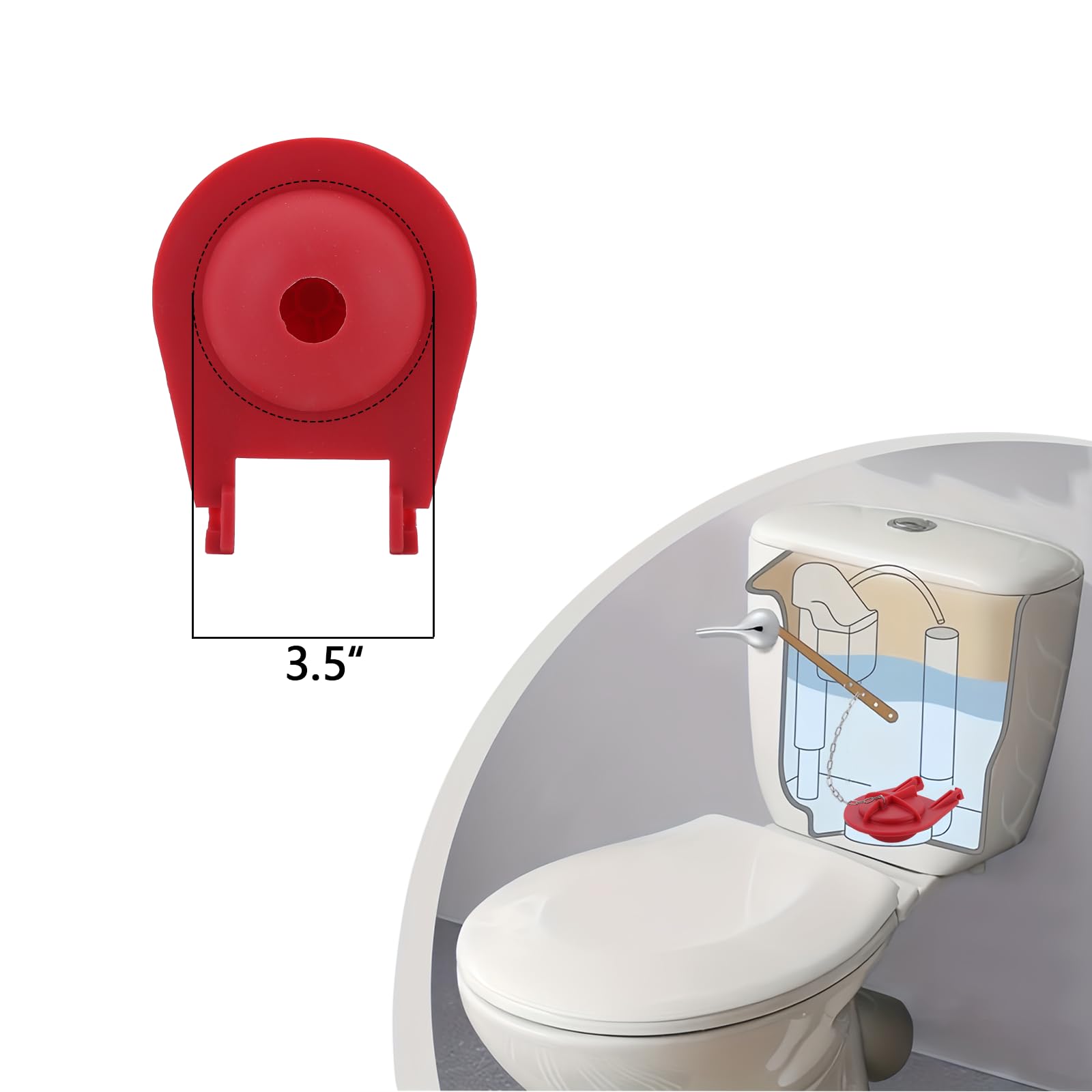Kohler Toilet Flapper Kohler K-GP1039444 Toilet Flapper For One-Piece ...