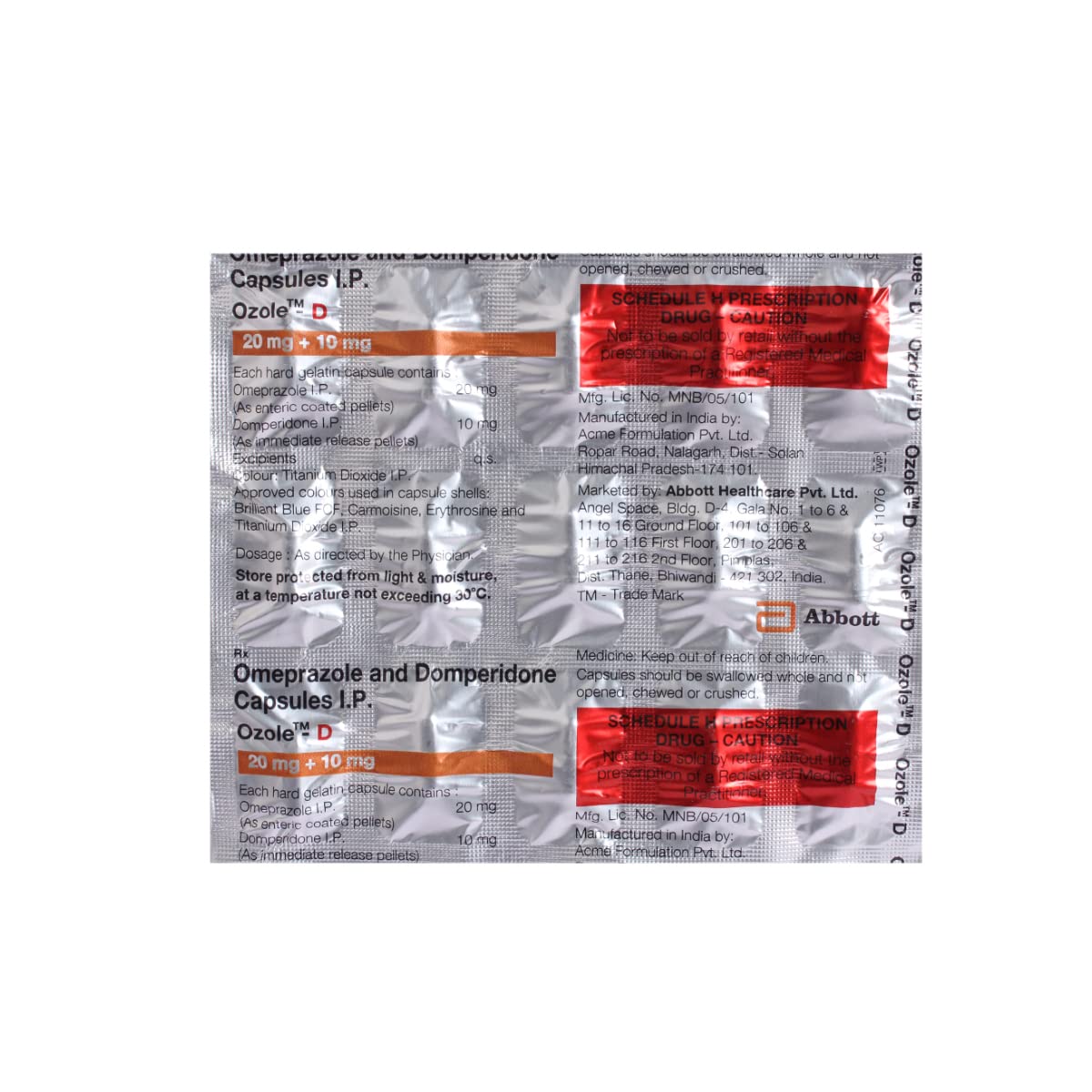 Ozole-D Capsule 15's : Amazon.in: Health & Personal Care