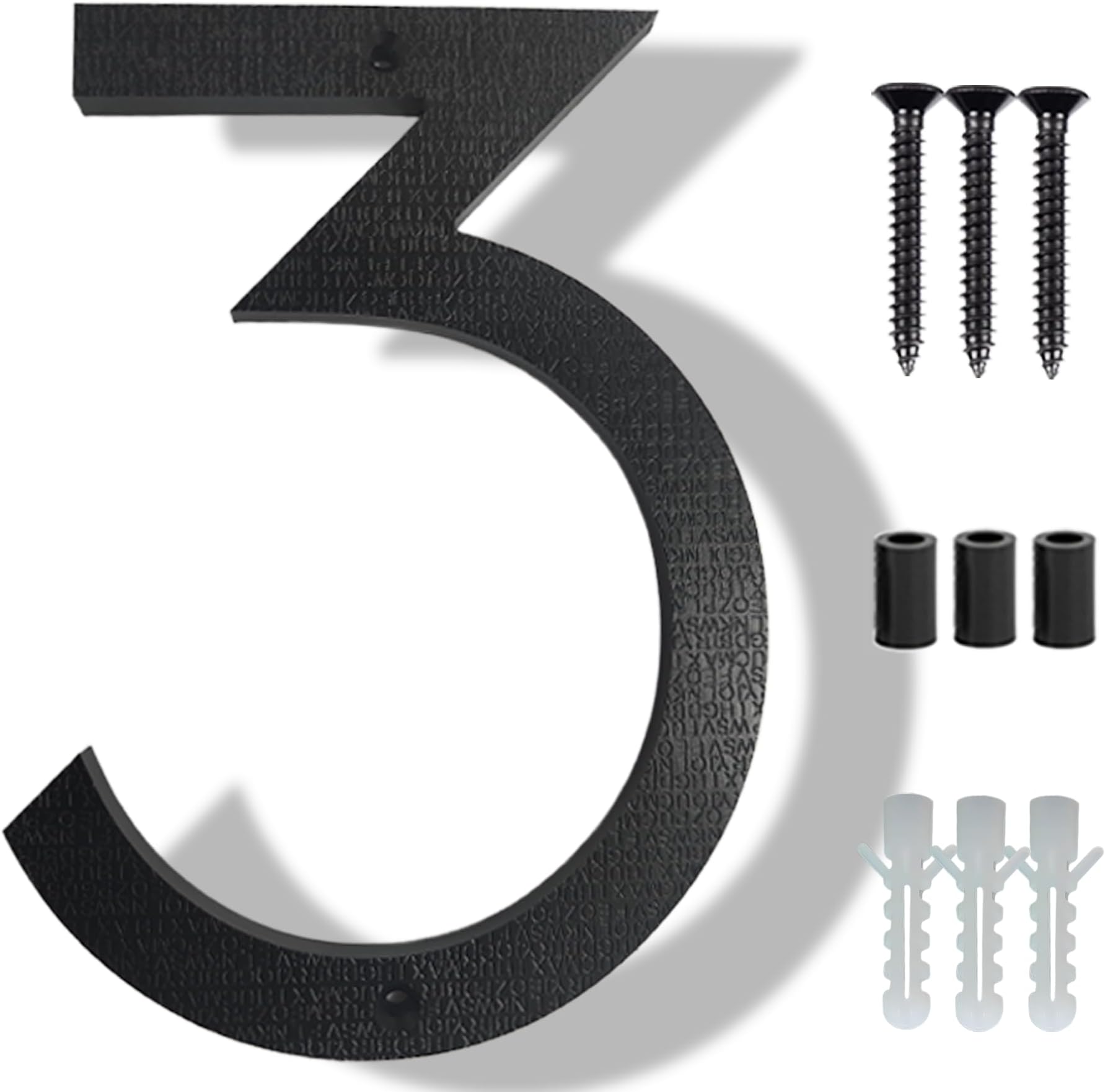 Amazon.com: YIPUKIYI 8 Inch Floating Modern House Numbers For Outside ...