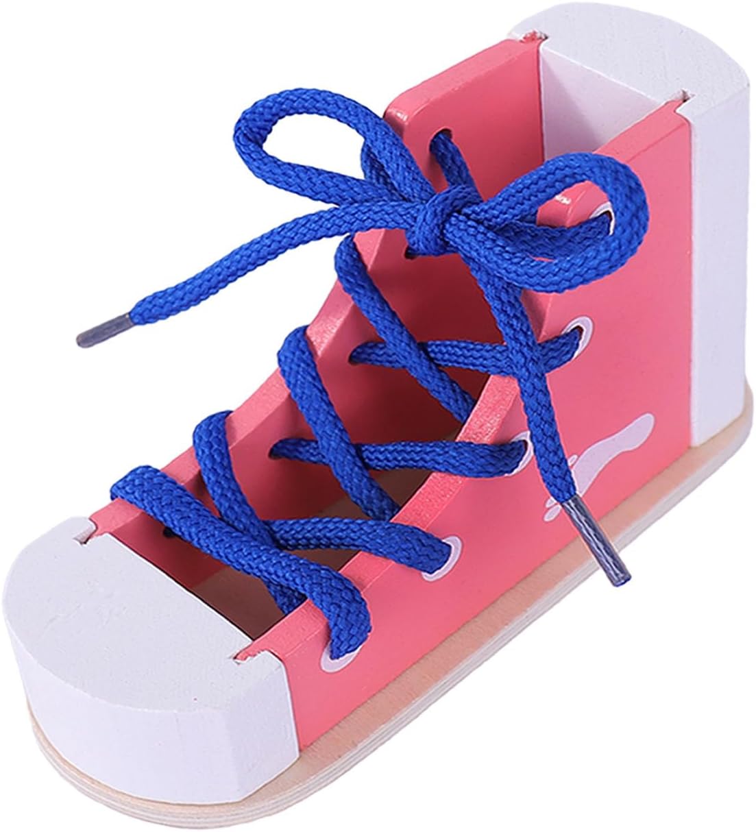 Amazon.com: FOTWUZ Learn To Tie Shoes,Wooden Lacing Shoe for Kids,Safe ...