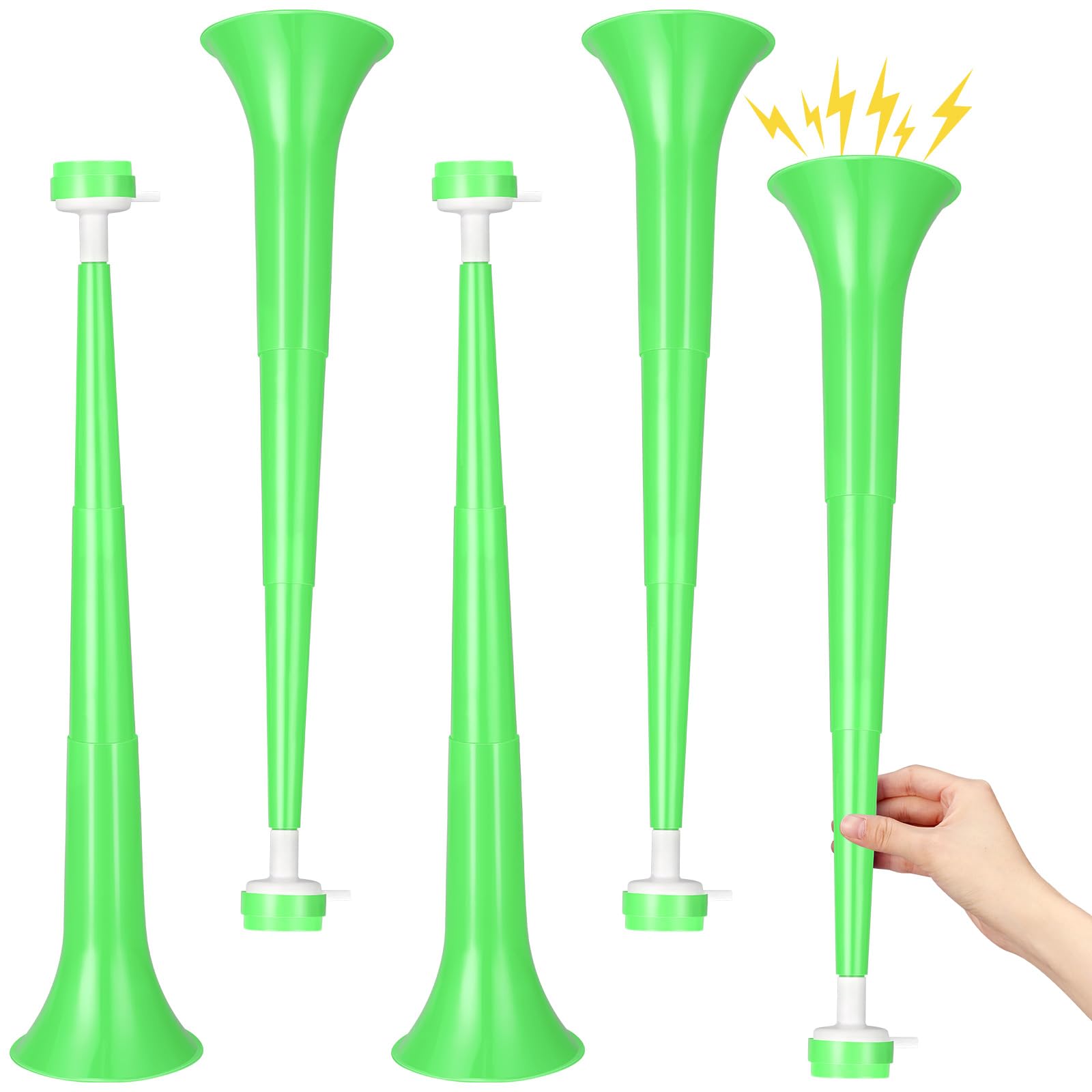 Snapklik.com : GCQJOQ 4 Pcs Stadium Horn 21 Inch Vuvuzela Plastic ...