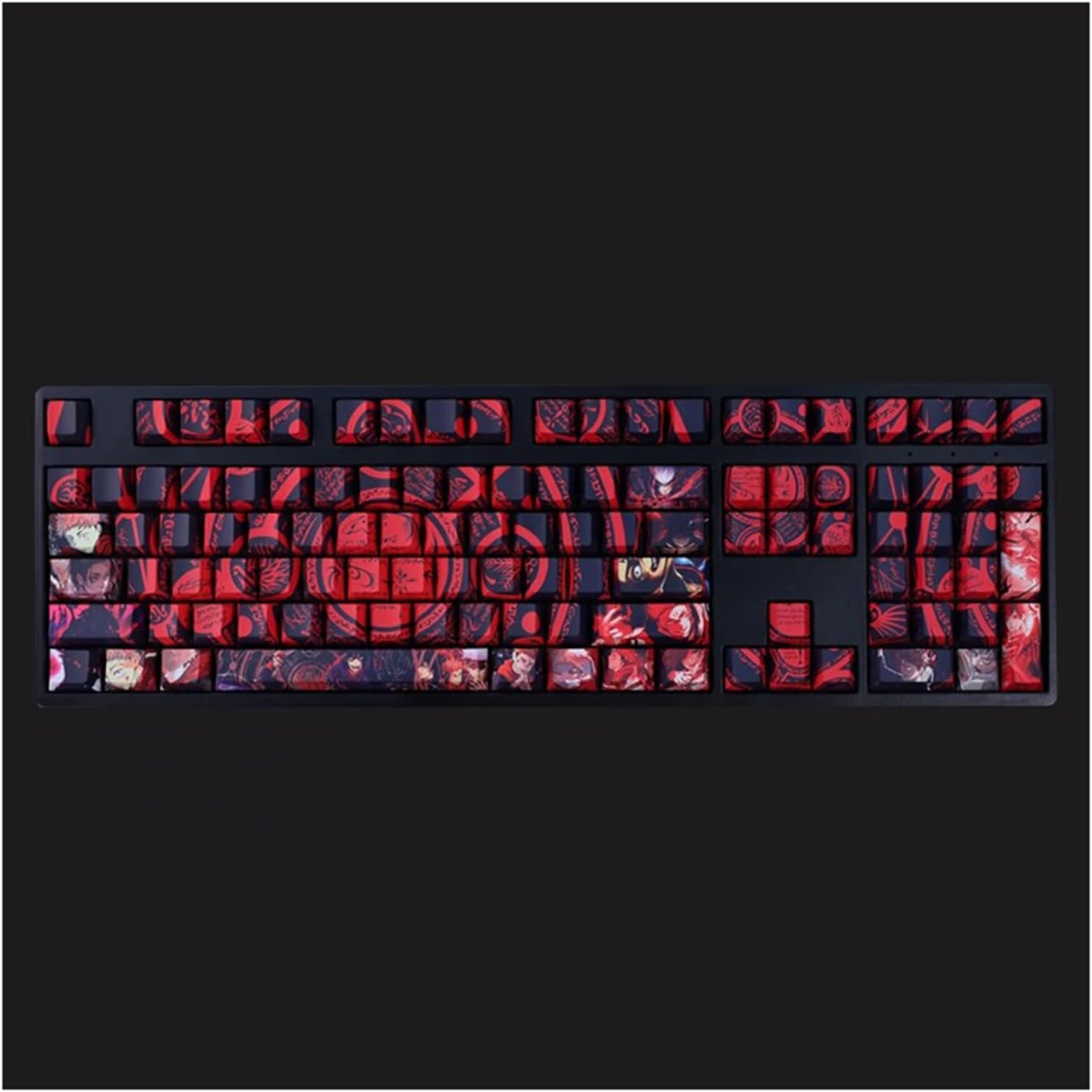 GeRRiT Jujutsu Kaisen keycap,108 key pbt custom keycap,Cherry contour ...
