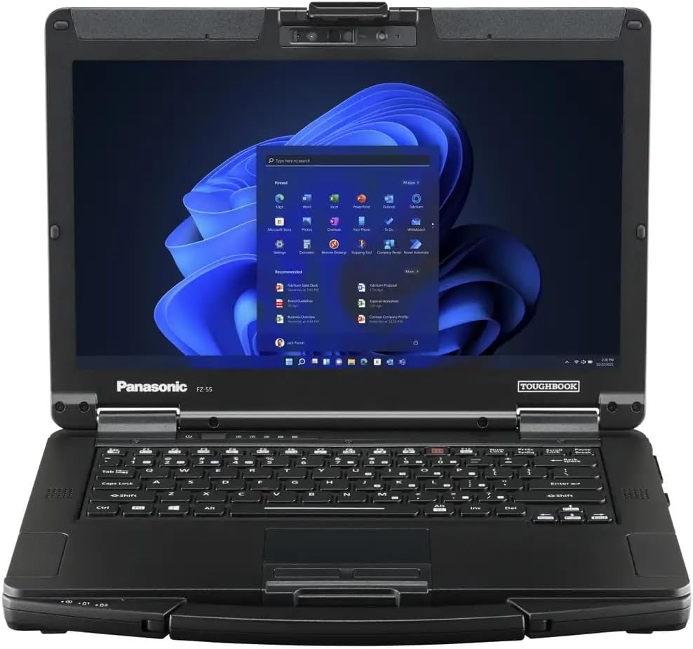 Amazon.com: Panasonic Toughbook FZ-55 MK1, 14-inch HD 1366x768 Non-Touch Display Intel Core i5 ...