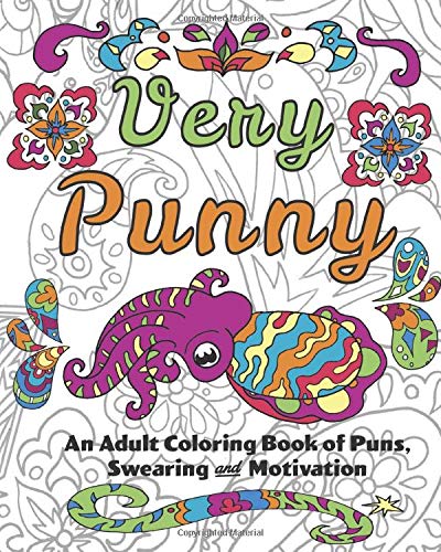 Amazon.com: Very Punny: An Adult Coloring Book of Puns, Swearing and ...