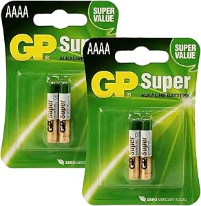 Premium Batteries GP AAAA Battery 25A Super Alkaline MN2500 E96 LR61 ...
