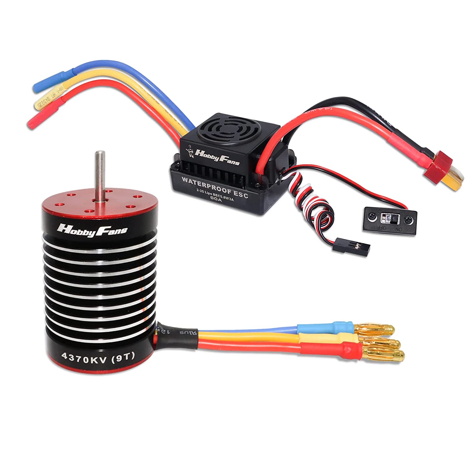 Watch Hobby Fans F540 9T 4370KV Brushless Motor & 60A ESC Combo on ...