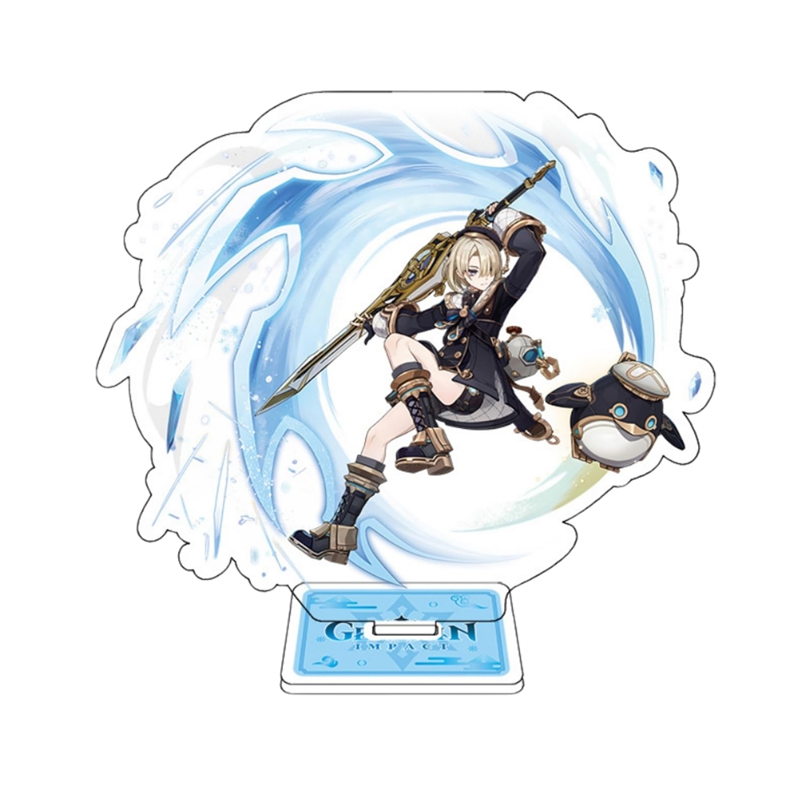 Amazon.com: Hilichurl Freminet Figure Stand Genshin Impact Characters ...