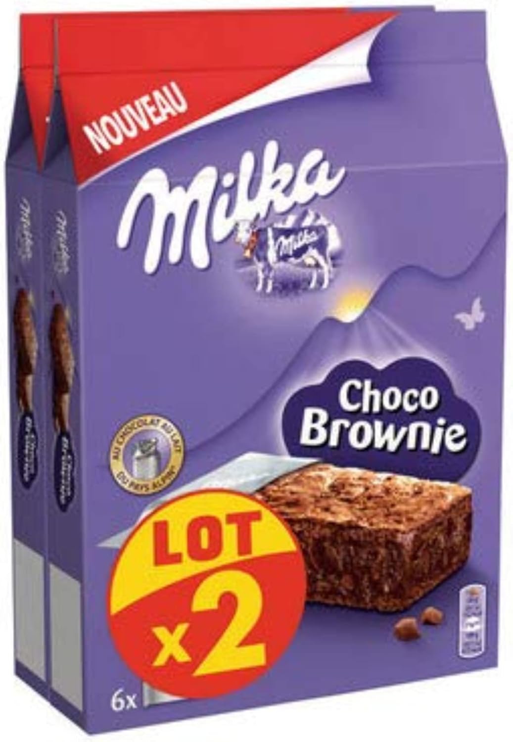 Milka Choco Brownie - Pack of 2, 180g : Amazon.co.uk: Grocery