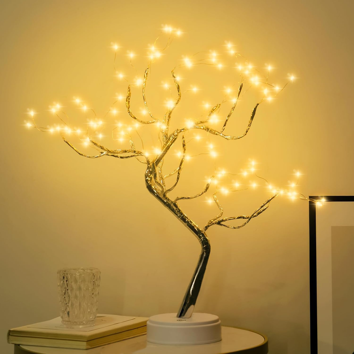 Amazon.com: 20" 108 LED Tabletop Bonsai Tree Light Tree Lamp for ...