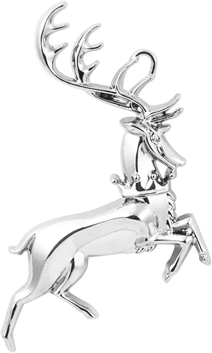 Amazon.com: Knighthood Running Reindeer Lapel Pin Suit Collar Brooch ...
