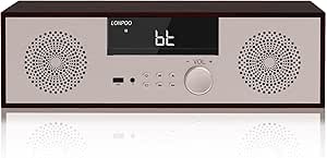 Amazon.com: Compact System Micro HiFi System, CD Stereo System, 40 ...