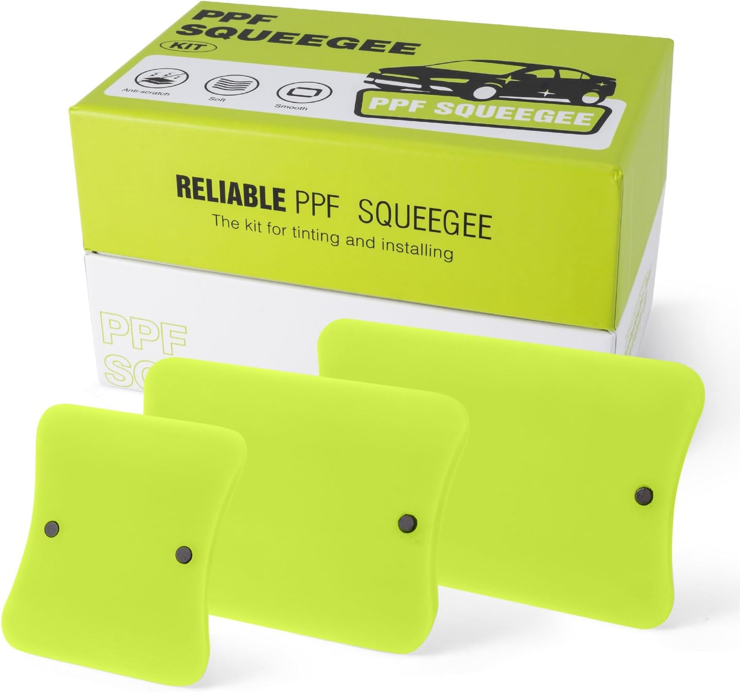 Amazon.com: NEWISHTOOL Magnetic PPF Squeegee Kit, 3 PCS in Gift Box V ...