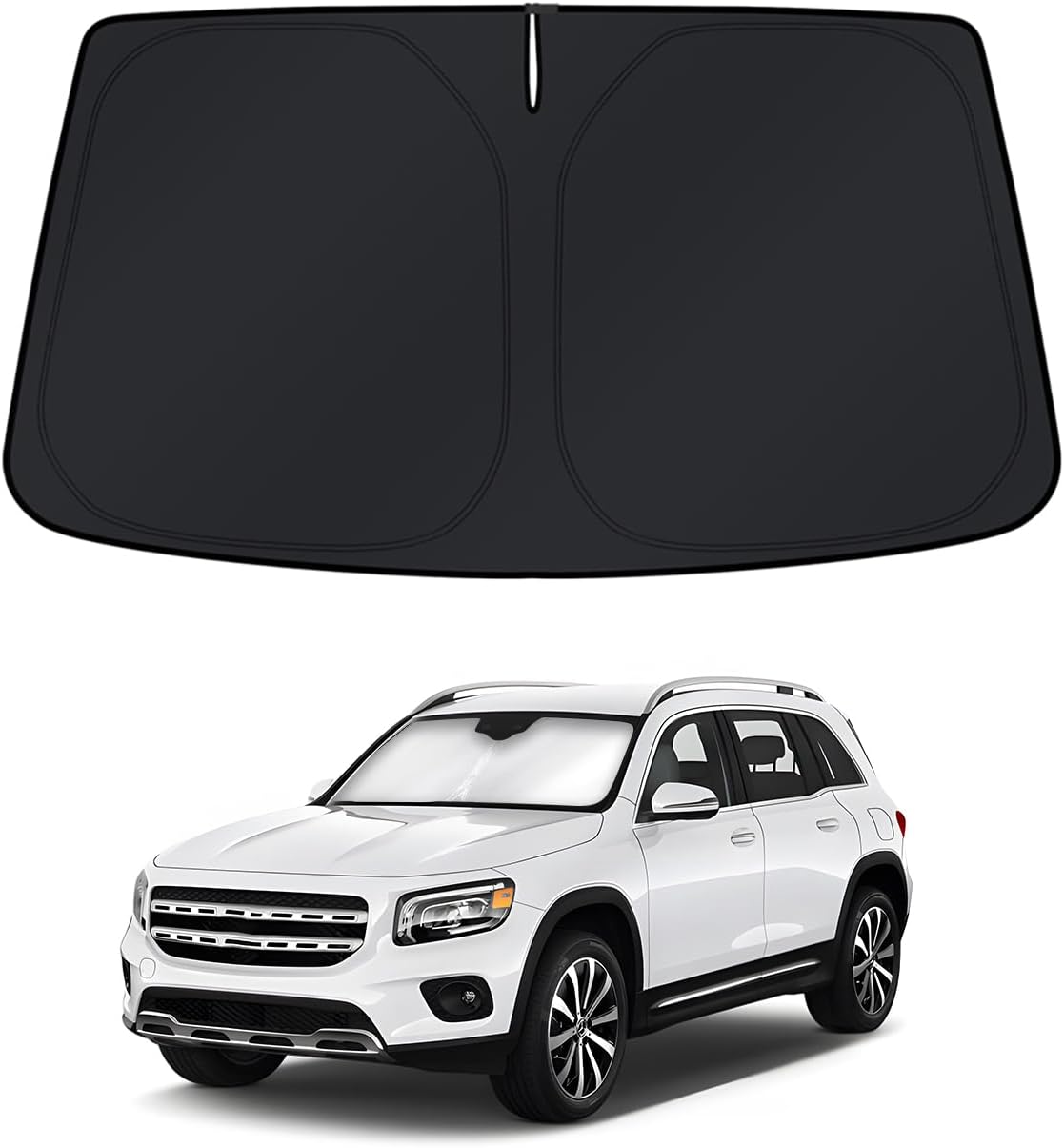 Amazon.com: KUST Windshield Sun Shade for Mercedes-Benz GLB 2020-2022 ...