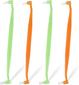 Amazon.com: Ouligay 4pcs Tuft Toothbrush Soft End Tuft Brush Small Head ...