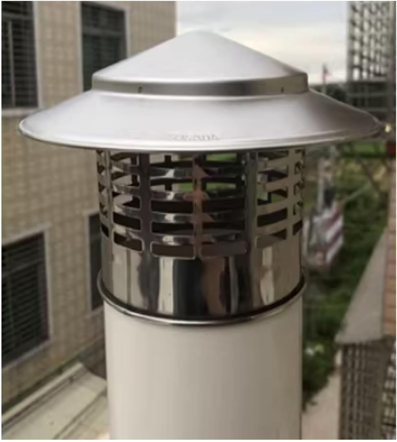 Amazon.com: 304 Stainless Steel Bolt-On Chimney Cap - Cone Top Rain ...