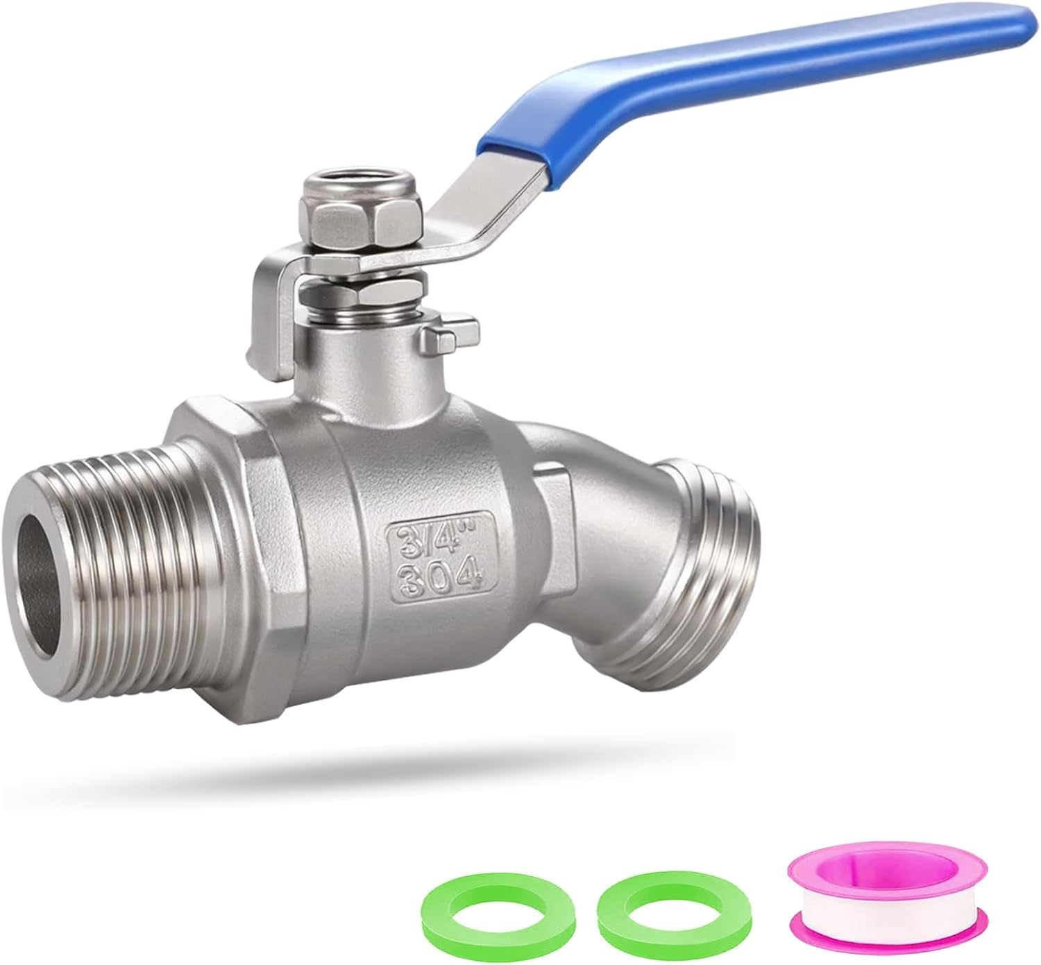 Amazon.com : 304 Stainless steel 3/4" Hose Bib, Heavy Duty Outdoor ...