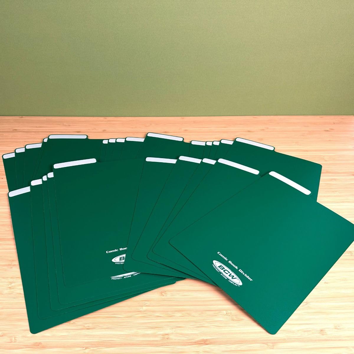 Snapklik.com : BCW Comic Dividers - 25 Pack Archival Polyethylene Plastic Dividers Organize ...