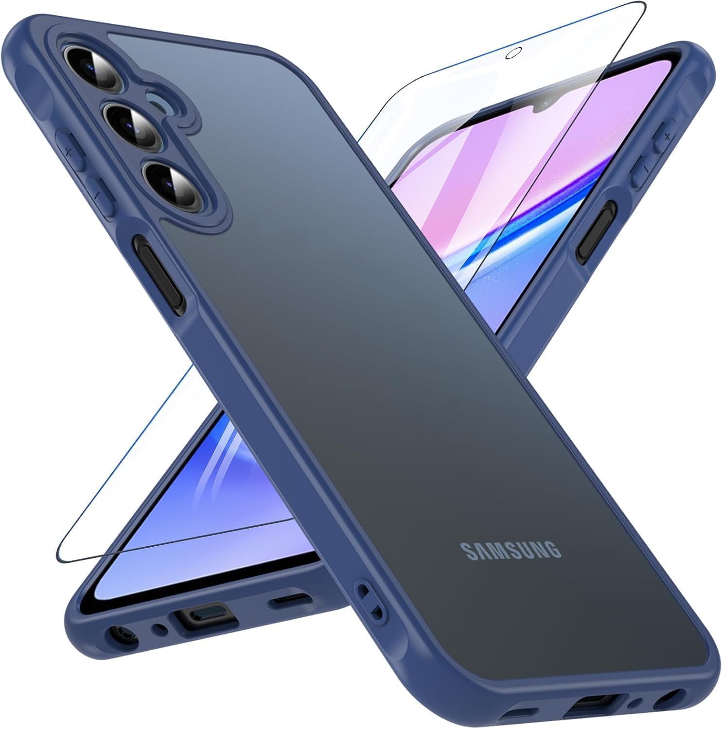 ELEPIK for Samsung Galaxy A35 5G Case with Screen Protector, [Full ...
