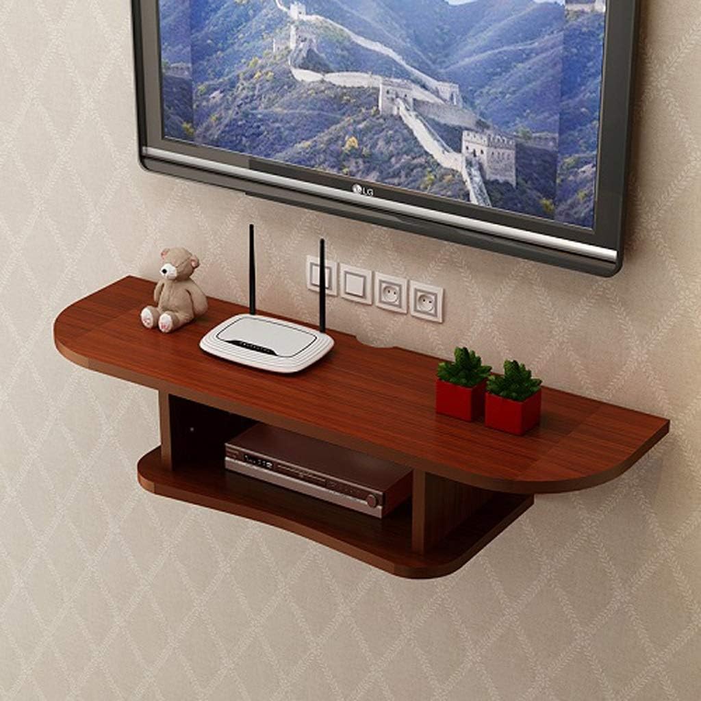 Amazon.com: Wall Shelf TV Floating Shelf Wall-Mounted TV Shelf Set Top ...