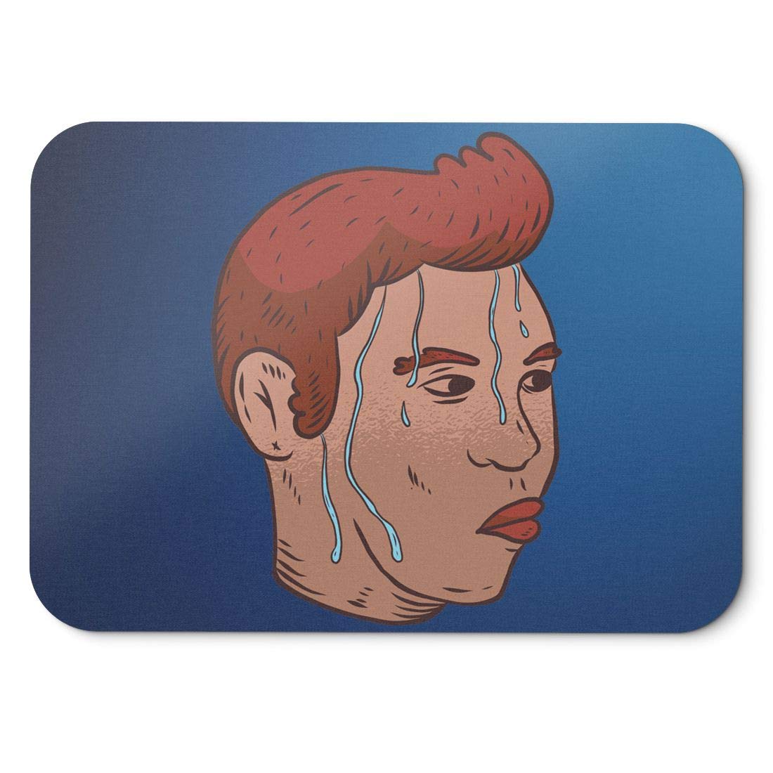 Nervous Sweating Memes Grinning Face With Sweat Blue Emoji