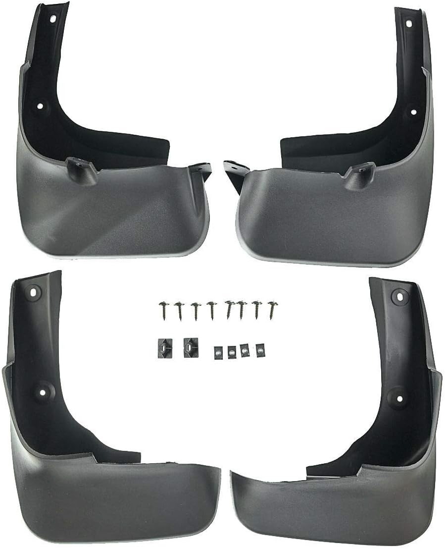 Amazon.com: OEM R1WZ-16A550-DA Rear Mud Flap Splash Guards Black Pair ...