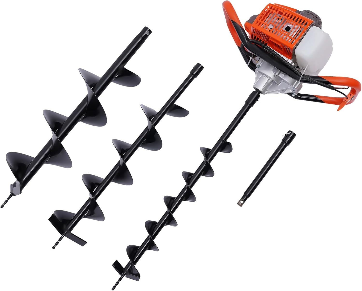 Amazon.com: 71CC Post Hole Digger, 2-Stroke Gas Powered Earth Auger Earth Digger, 3HP Auger Post ...