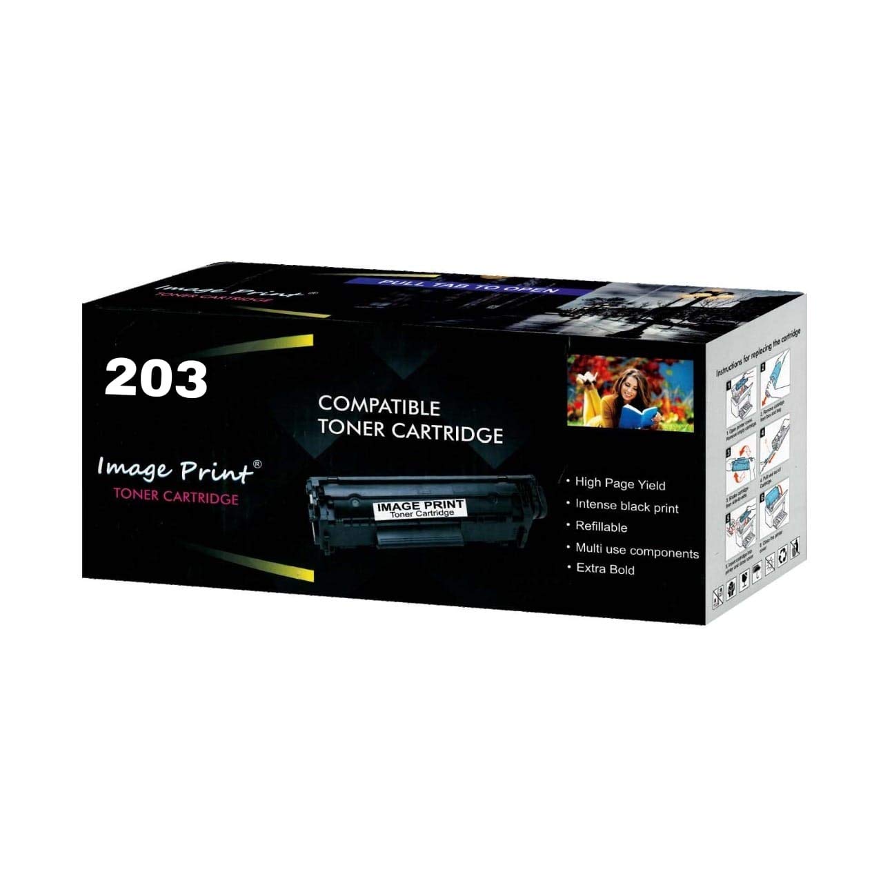 Image print 203 Toner Cartridge for Samsung MLT-D203L Toner Cartridge ...