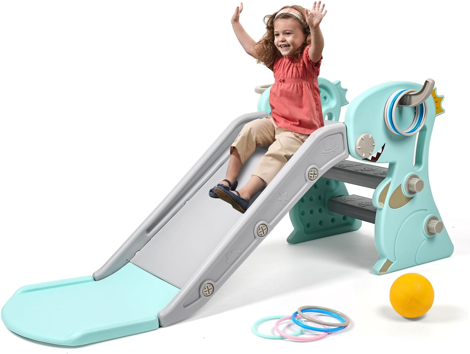 Amazon.com: Little Tikes Easy Store Slide & Explore, Indoor Outdoor ...